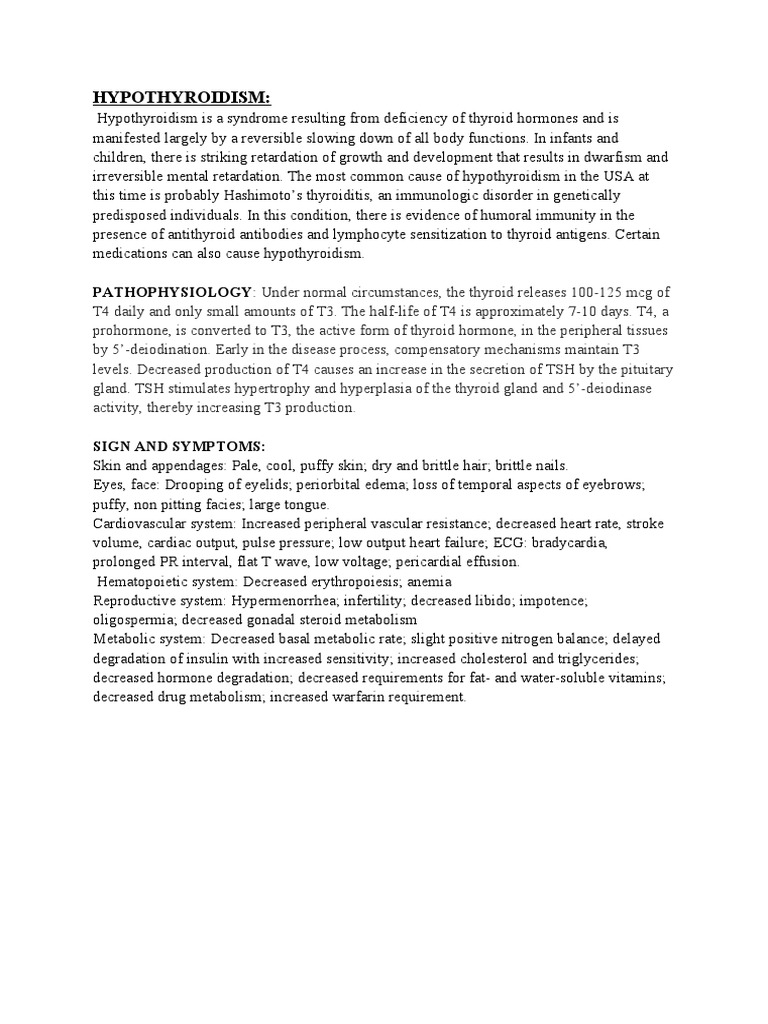 A Comprehensive Review of the Pathophysiology, Signs and Symptoms, and ...