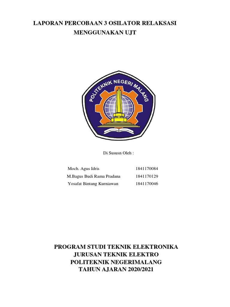 Rangkaian Osilator Relaksasi UJT | PDF