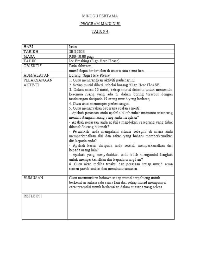 PMD Tahun 4-2023 | PDF