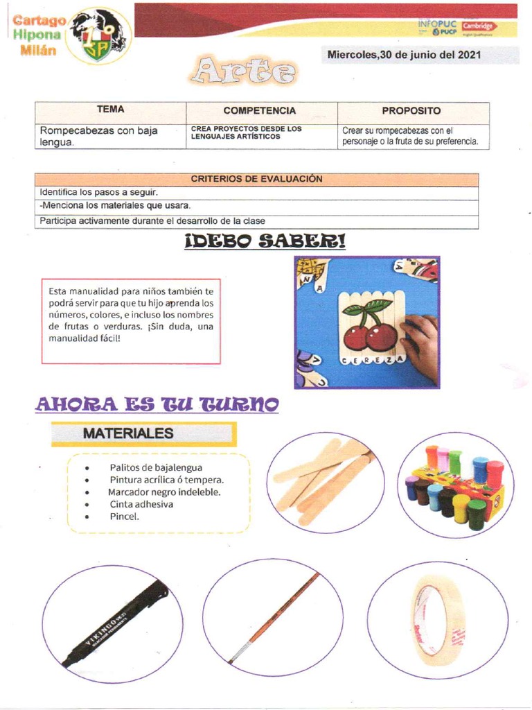Ficha Arte 30-06-21 PDF | PDF