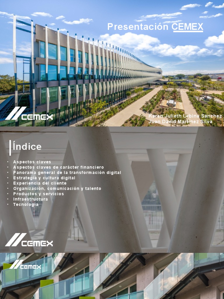 Presentacion Cemex | PDF | Cemento | Economias