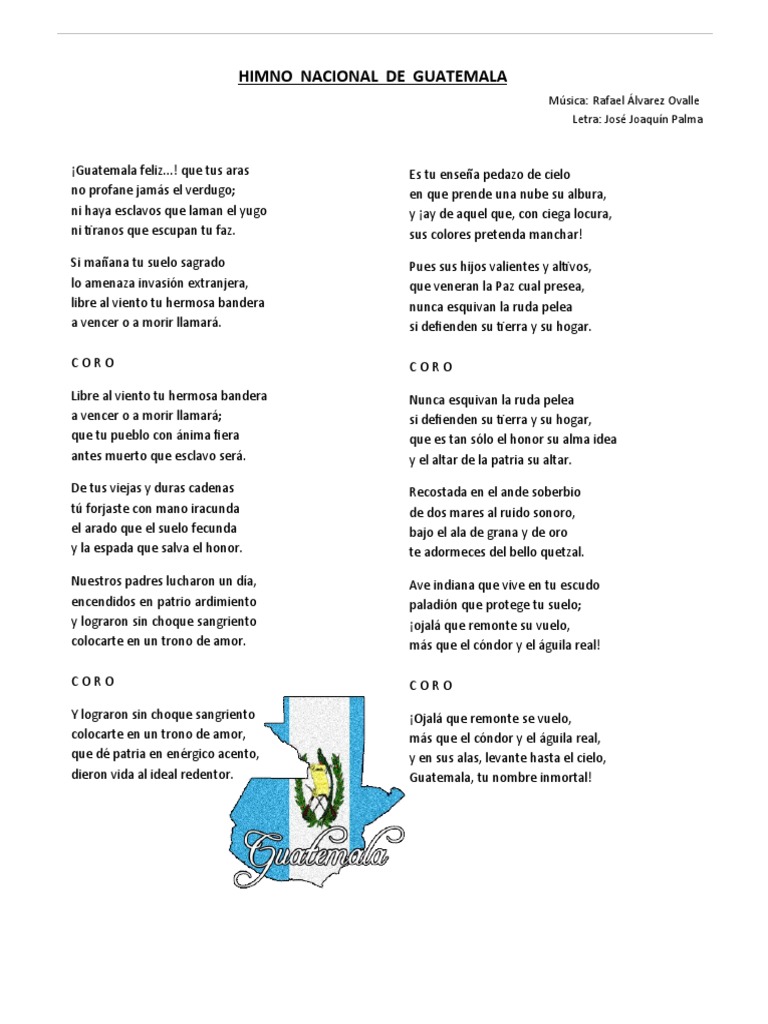 Himno Nacional de Guatemala | PDF