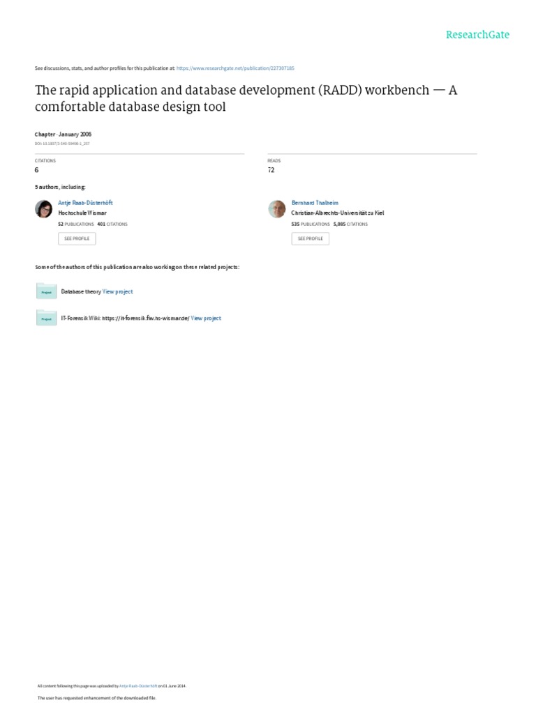 The Rapid Application and Database Development RAD | PDF