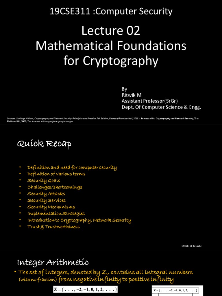 Lecture 02 - Eucl Alg | PDF | Mathematics | Arithmetic Lecture 02 - Eucl Alg | PDF | Mathematics | Arithmetic