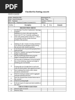 Checklist For Brickwork | PDF | Brick | Masonry