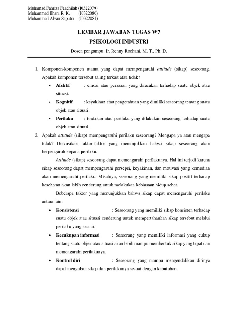 Kelompok 4 - I0322080 - MUHAMAD ILHAM RYAN KUSUMA - Tugas W7 | PDF ...