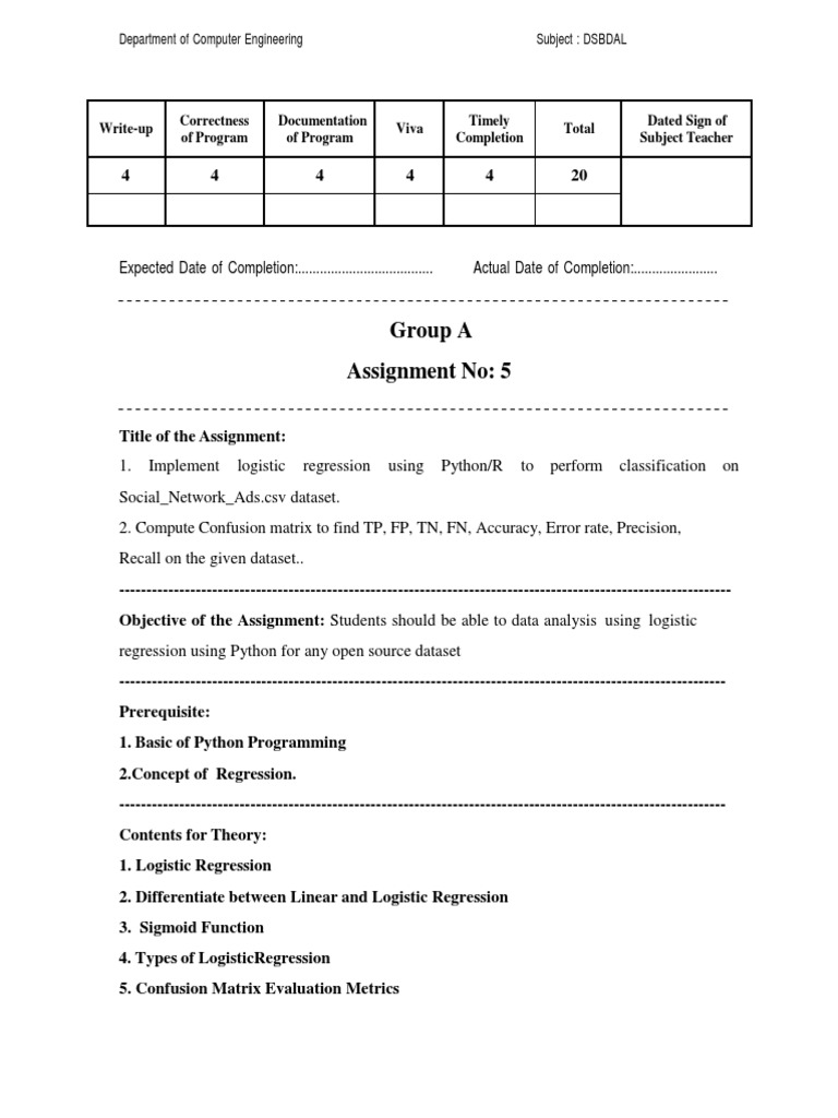 Logistic Regression Analysis in Python | PDF | Logistic Regression | Statistical Classification
