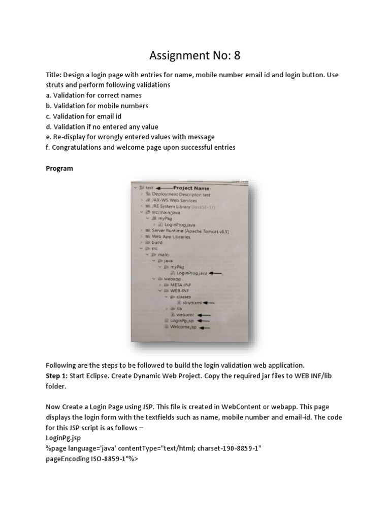 Practical No 8 PDF | Download Free PDF | World Wide Web | Internet & Web