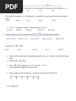Jce Mathematics Revision Kit | PDF | Matrix (Mathematics) | Triangle