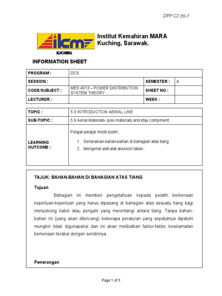 I.S 5.6 Aerial Material Pole Materials and Stay Component PDF | PDF