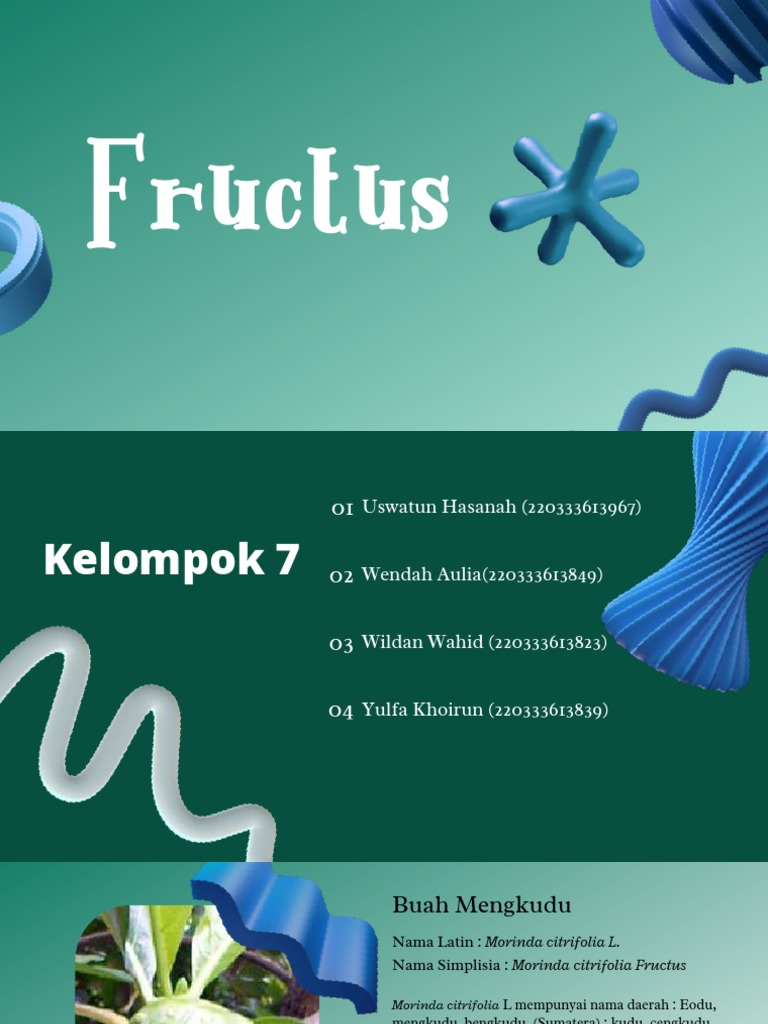 Fructus Kelompok 7 - Compressed | PDF