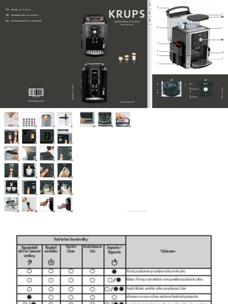 Krups Ea8105 Coffe Maker | PDF