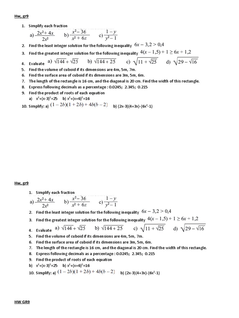 Practice Exam #1 | PDF | Area | Elementary Mathematics
