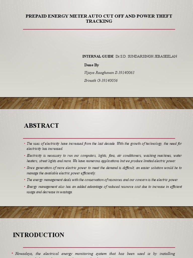 Prepaid Energy Meter Auto Cut-Off Energy Meter and Power Theft Tracking ...