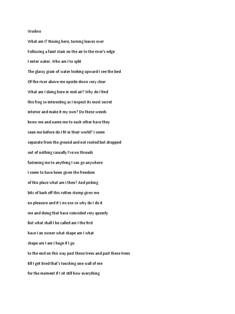 Wodwo | PDF | Home & Garden