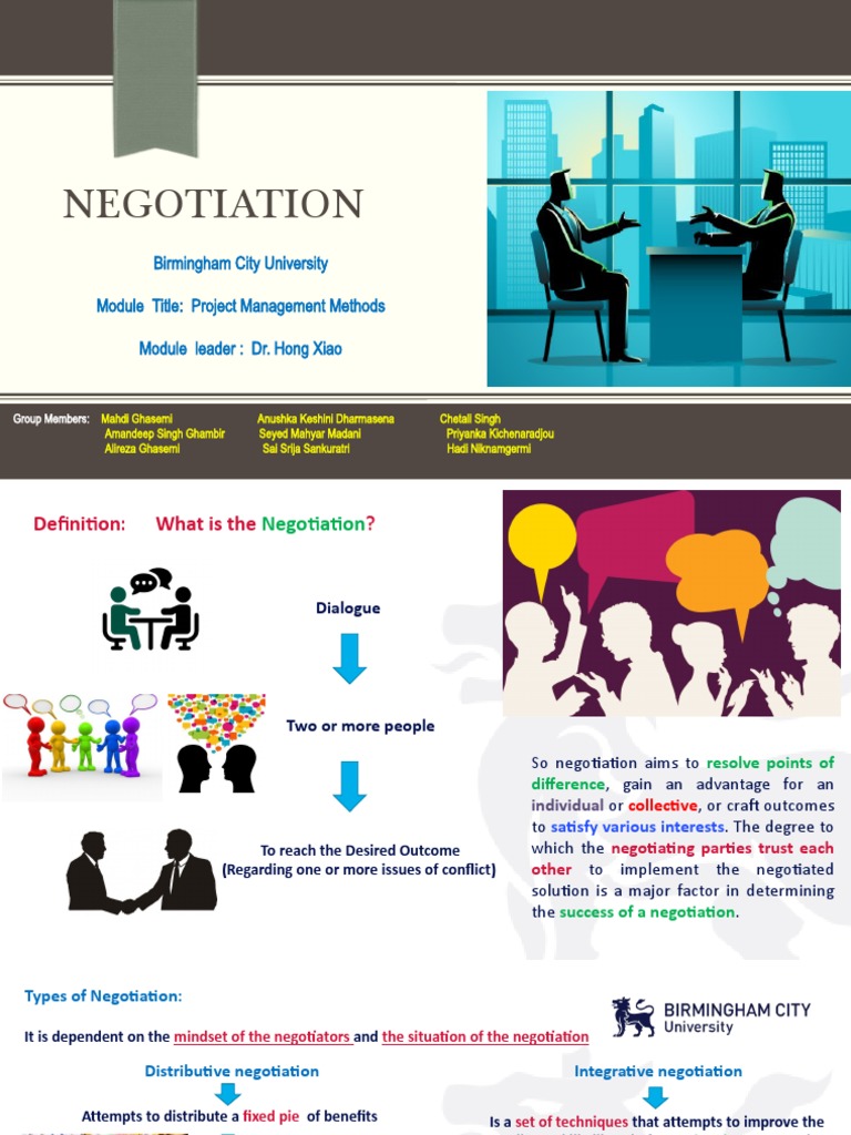 Negotiation | PDF | Negotiation | Cognition