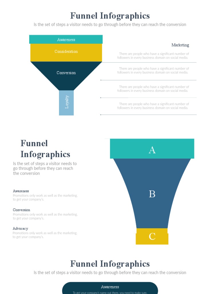 Funnel Infographics | PDF | Promotion And Marketing Communications ...