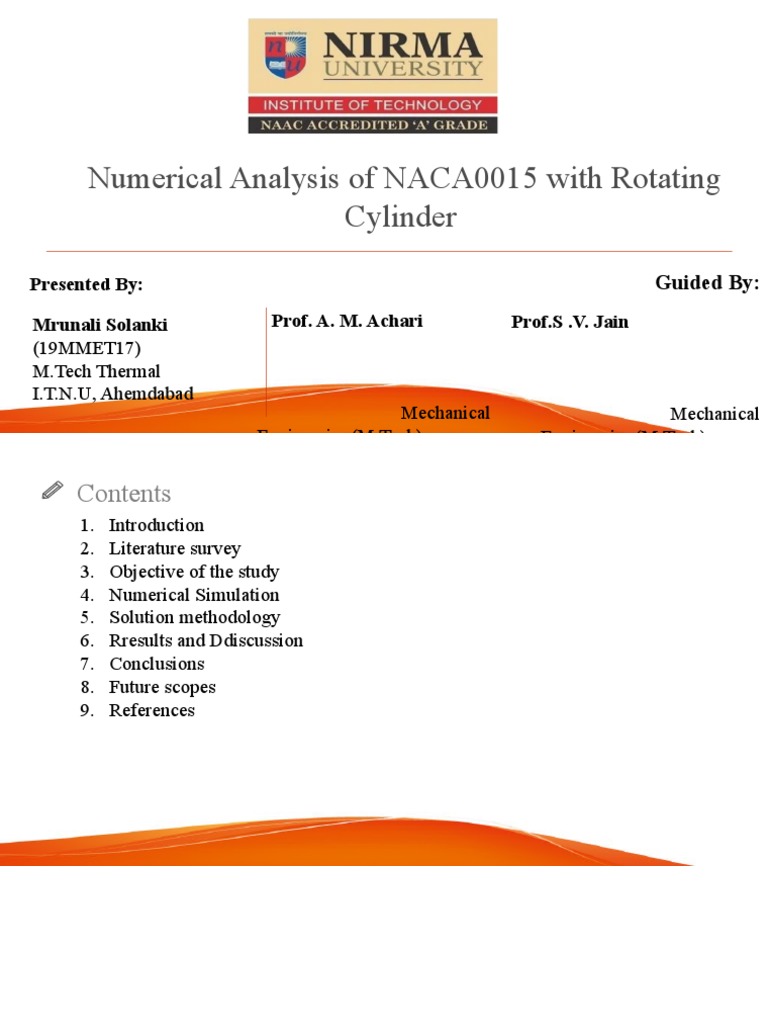 Naca 0015 | PDF | Lift (Force) | Airfoil