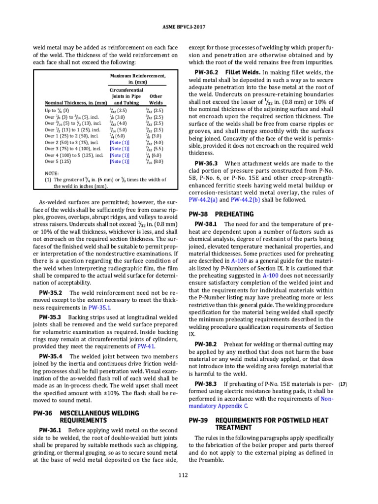 Maximum Reinforcement (Asme Sect I) | PDF