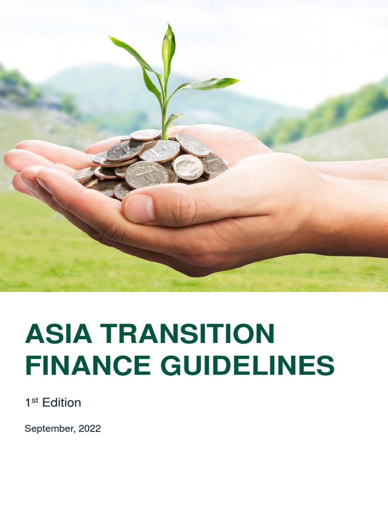 Asia Transition Finance Guidelines PDF | PDF | International Energy Agency | Low Carbon Economy