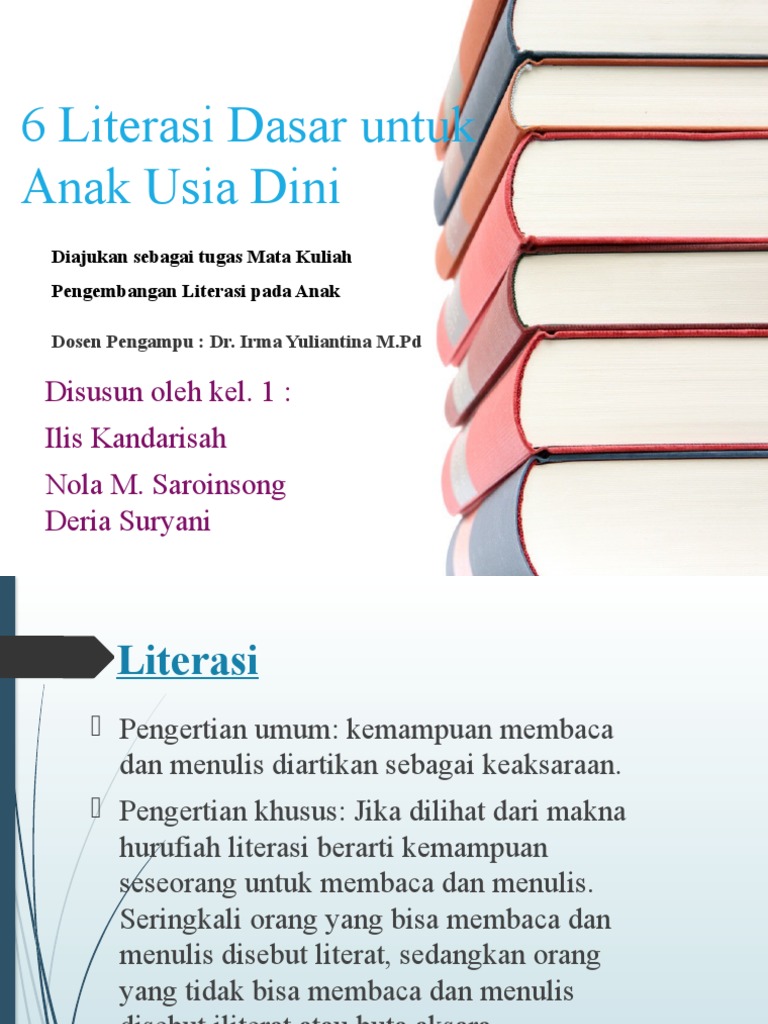 PPT-LITERASI-KELOMPOK 1 Revisi | PDF