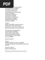 Halukay Ube Lyrics | PDF