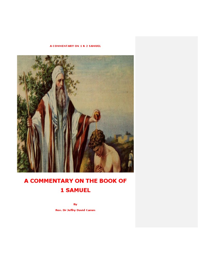 A Commentary On 1 & 2 Samuel | PDF | Books Of Samuel | Samuel