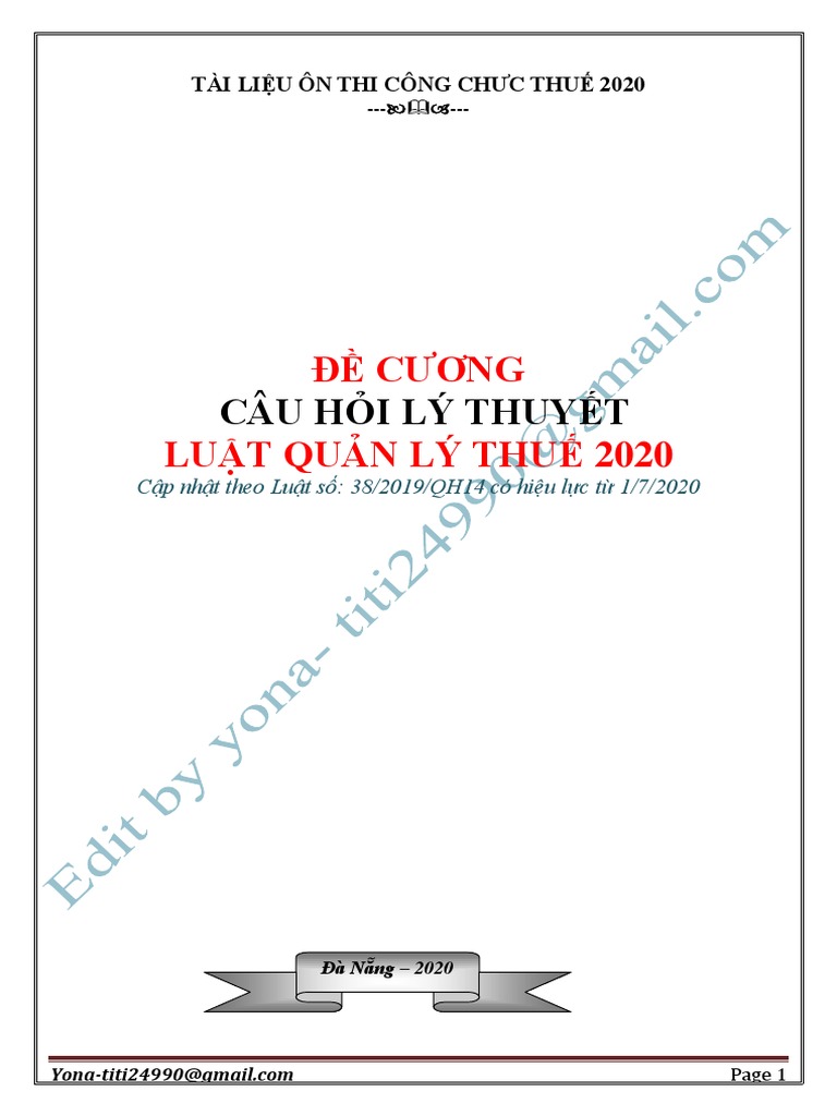 Đề Cương QLT 2020 PDF | PDF