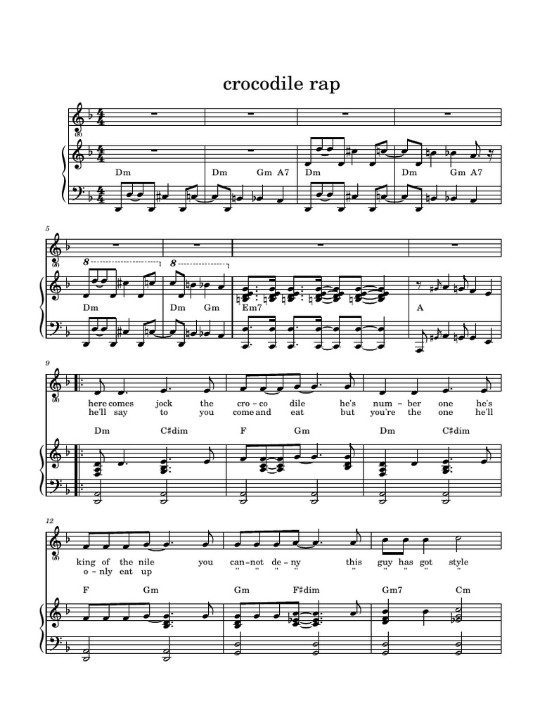 Crocodile Rap | PDF