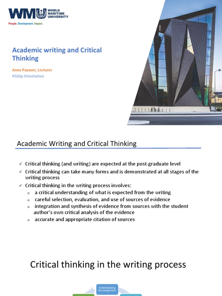 Academic Writing and Critical Thinking | Download Free PDF ...