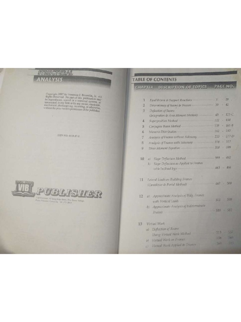 Structural Analysis by Besavilla - Compressed PDF | PDF