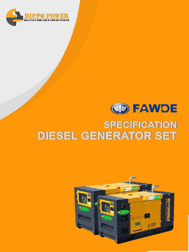Fawde 20 KVA | PDF | Electric Generator | Physical Quantities