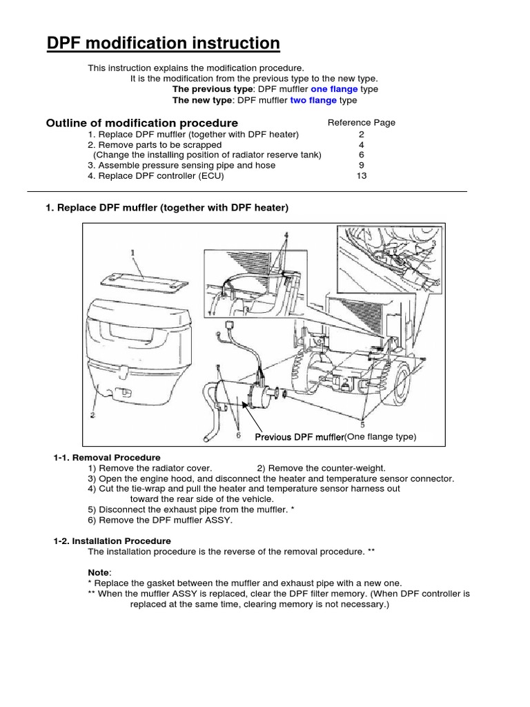 DPF Muffler Upgrade Guide | PDF | Pipe (Fluid Conveyance) | Valve