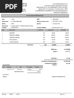 Detailed Bill Breakup Format | PDF | Law