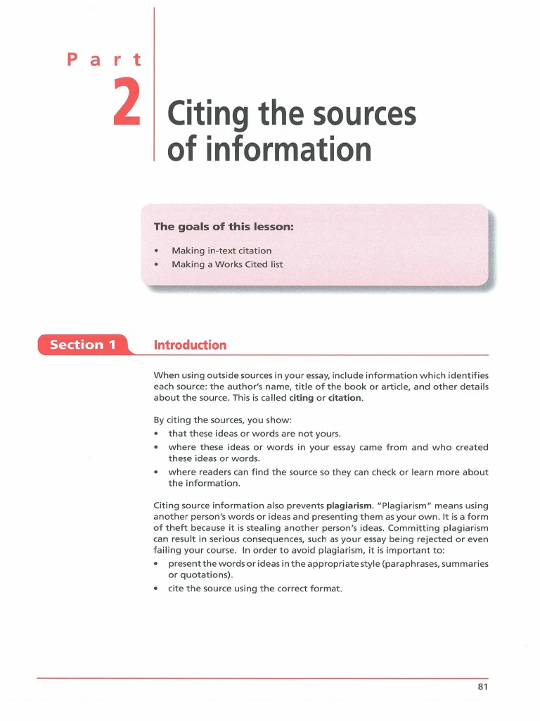 Citing Sources in Academic Writing | PDF | Plagiarism | Whaling