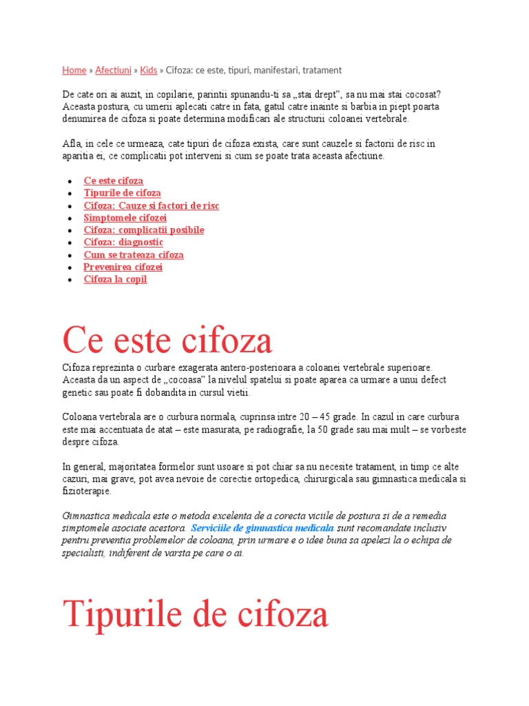 Cifoza | PDF