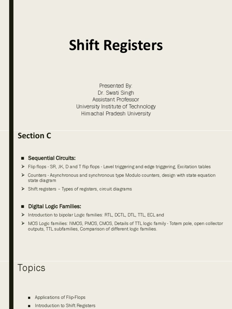 Shift Registers | PDF
