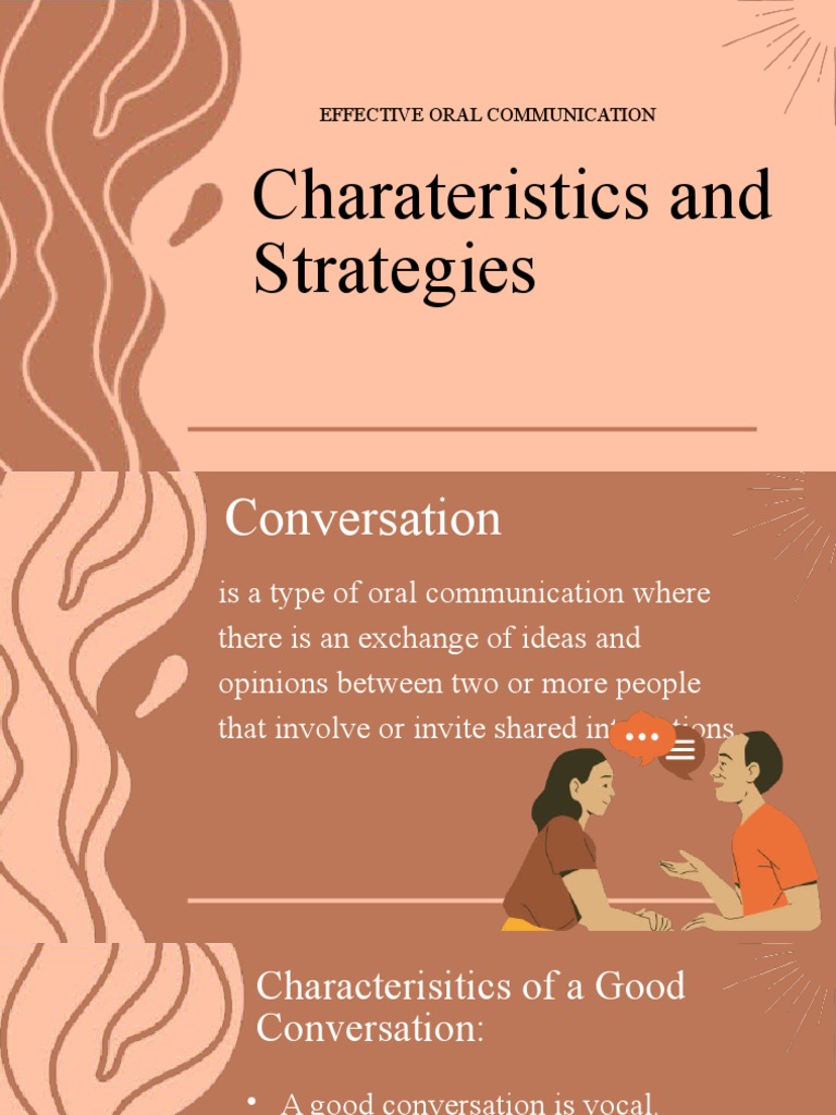 Characteristics and Strategies of Communication | PDF | Interpersonal ...