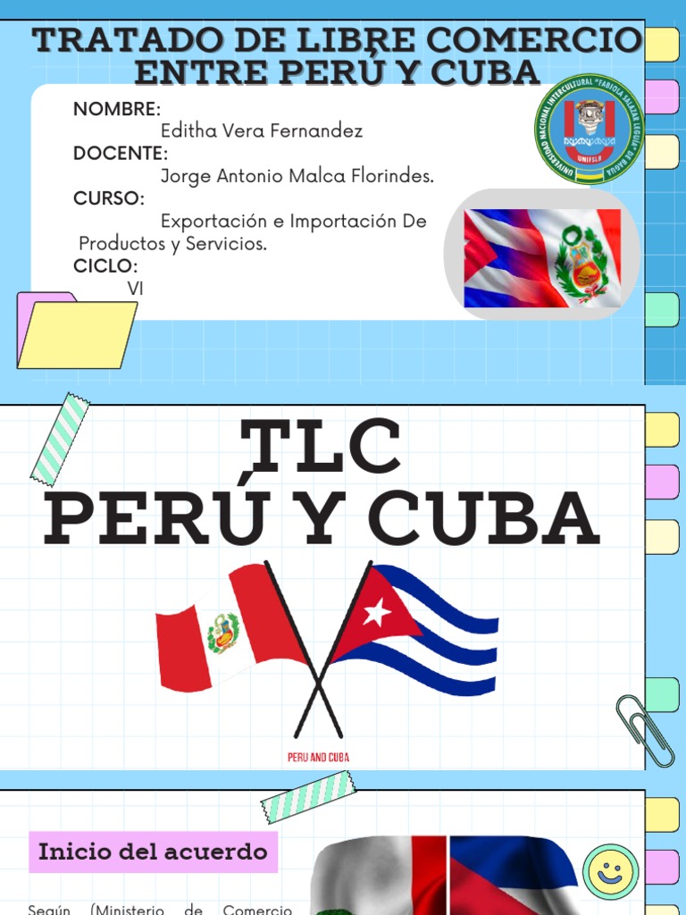 TLC PERÚ - CUBA.pdf | PDF | Perú | Cuba