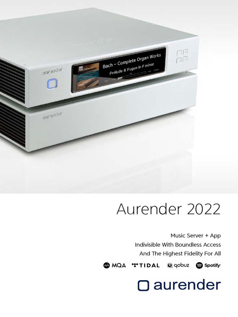 Aurender Brochure 202203 S | PDF | Digital To Analog Converter | Solid ...
