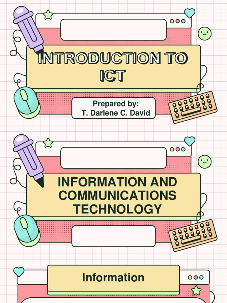 Lesson 1 Introduction To ICT | PDF Lesson 1 Introduction To ICT | PDF