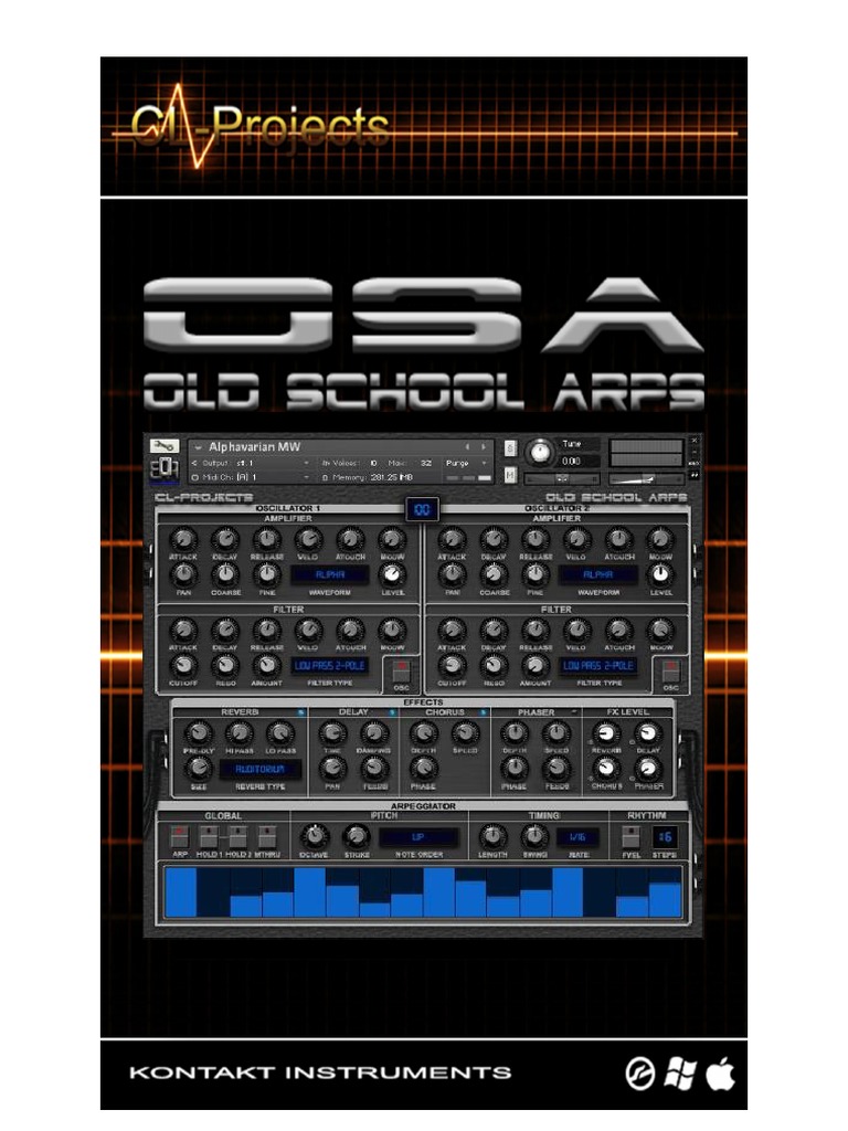 OSA MANUAL & LICENSE AGREEMENT | PDF | Synthesizer | Low Pass Filter