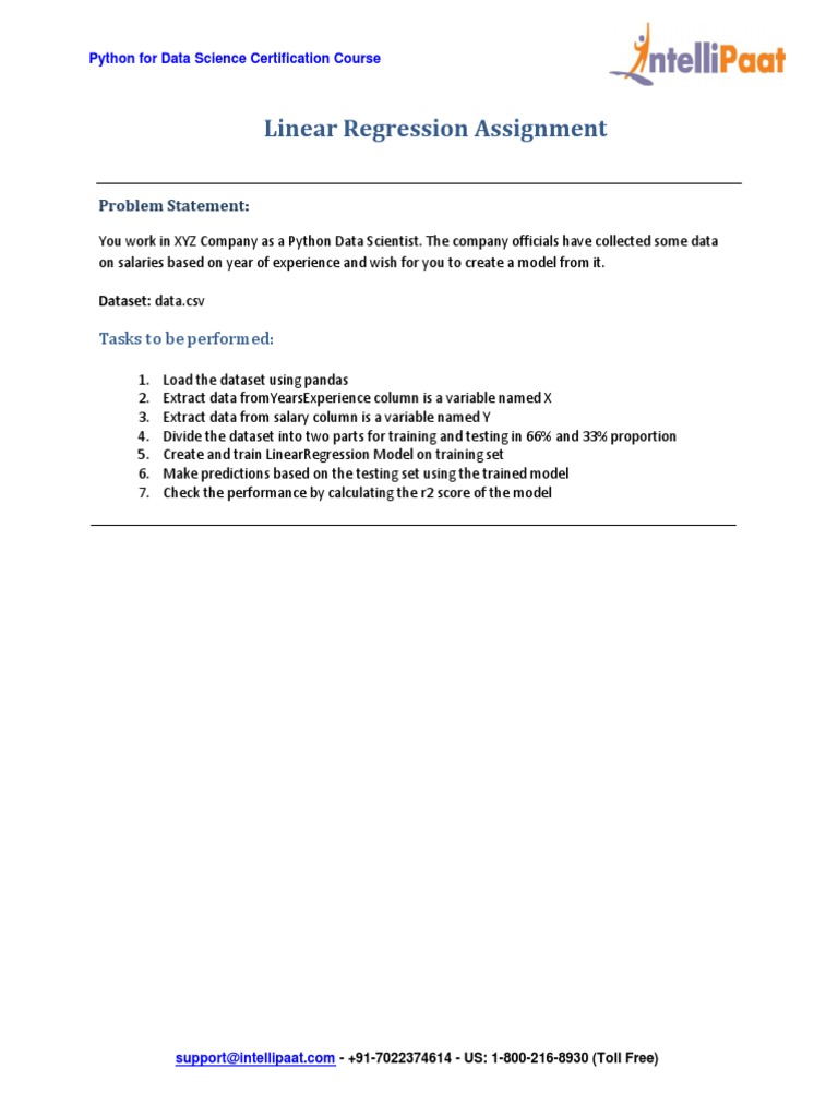 1.-Linear-Regression | PDF