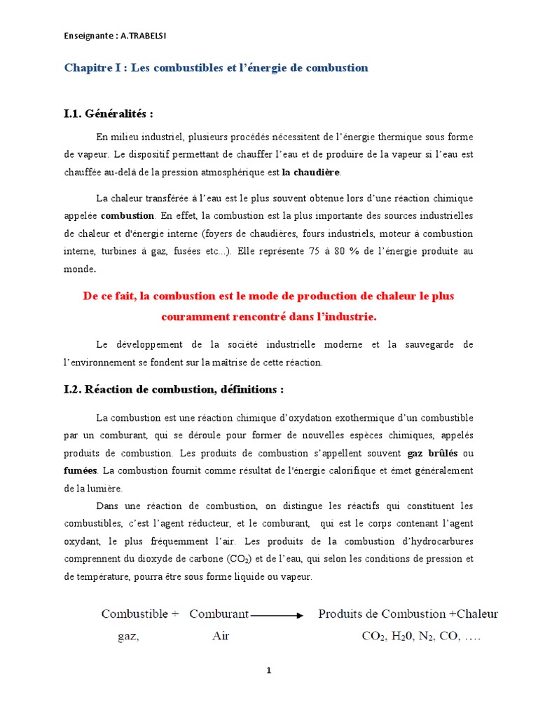 Types et dangers des combustibles | PDF | La combustion | Combustible
