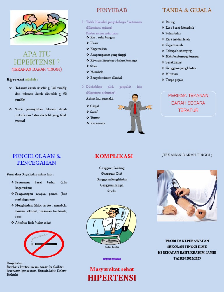 Leaflet Hipertensi KPP | PDF