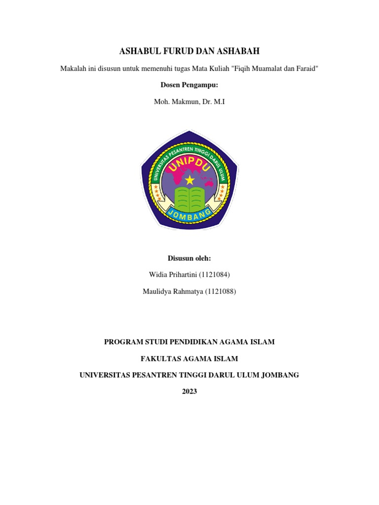 Pembagian Waris dalam Islam | PDF