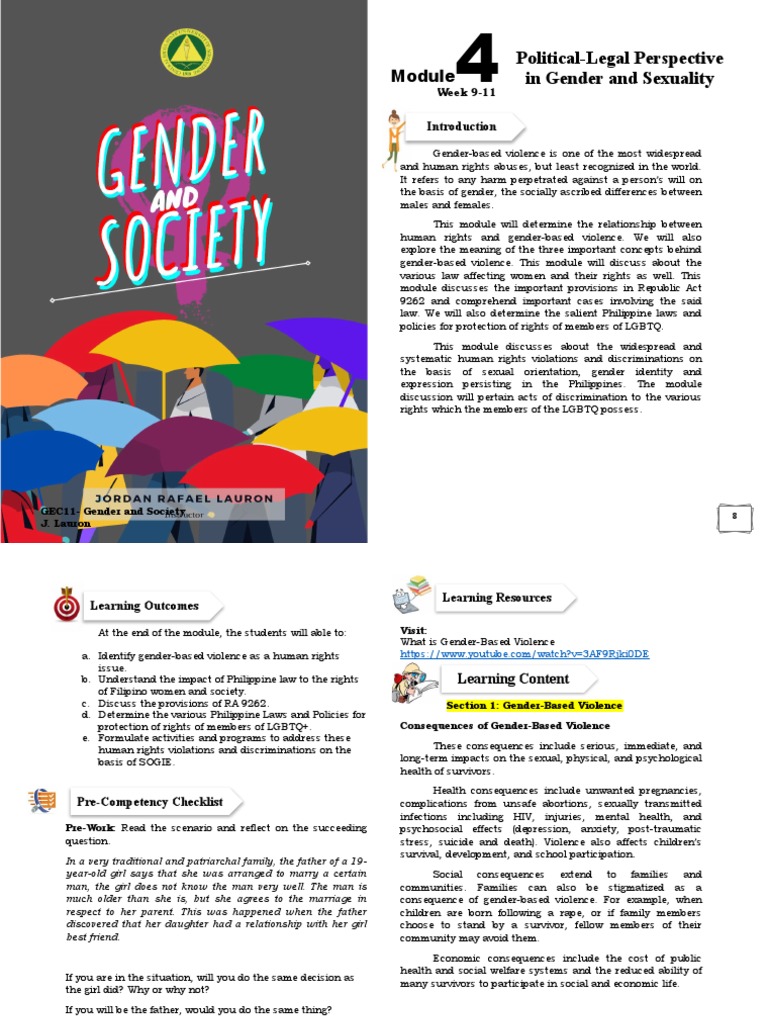 Module 4 Week 9 11 | PDF | Violence | Domestic Violence