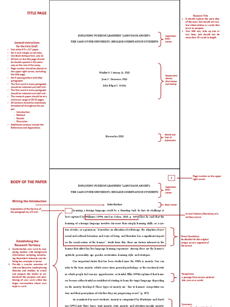 IMRAD Sample Paper 1 2 | PDF