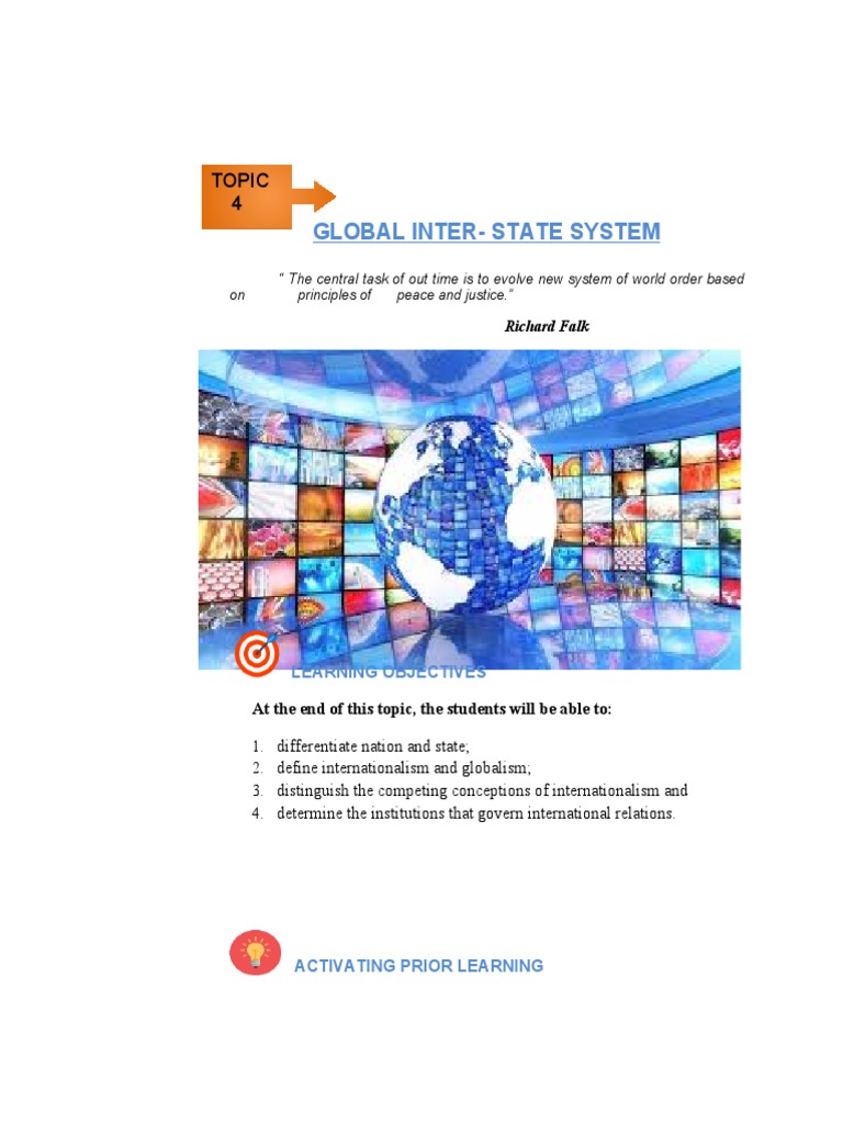 Topic 4 | PDF | Internationalism (Politics) | Bourgeoisie