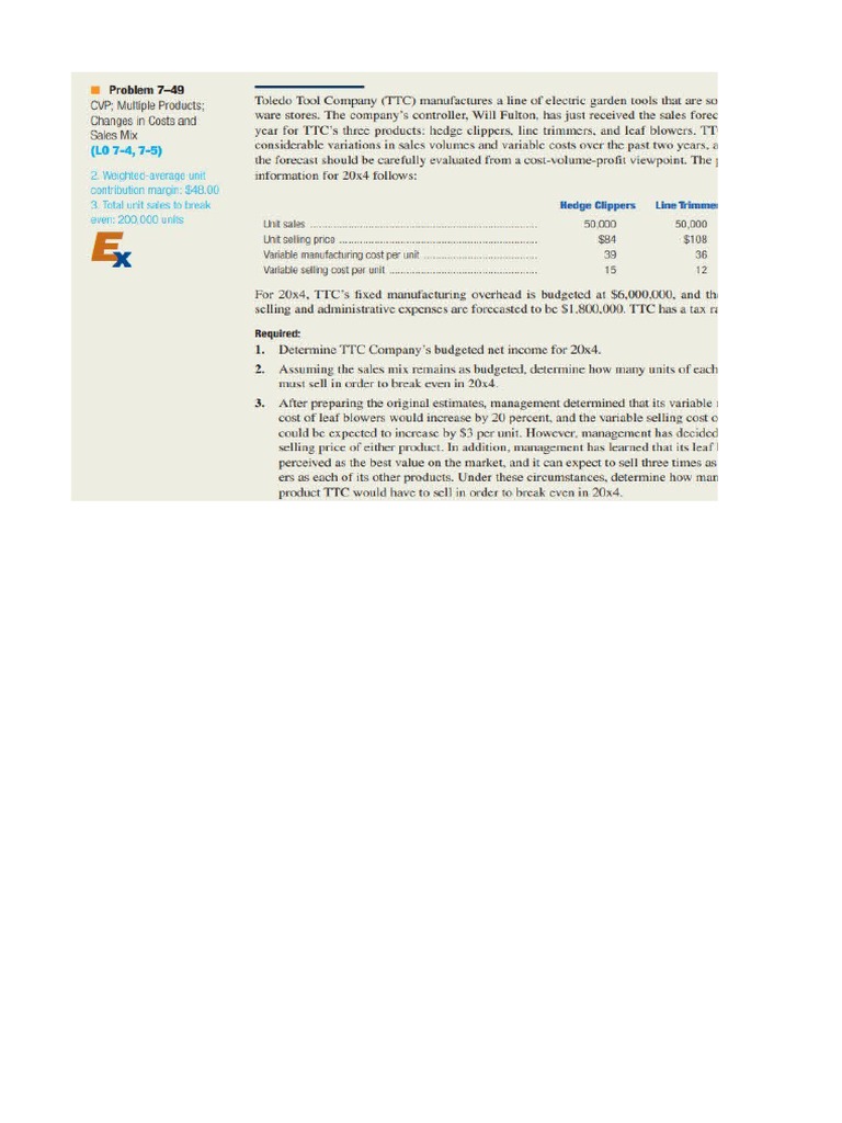 Sales Contribution Margin Break Even Analysis | PDF | Expense | Retained Earnings